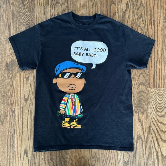 Shirts | Notorious Big Biggie Smalls Cartoon Graphic | Poshmark